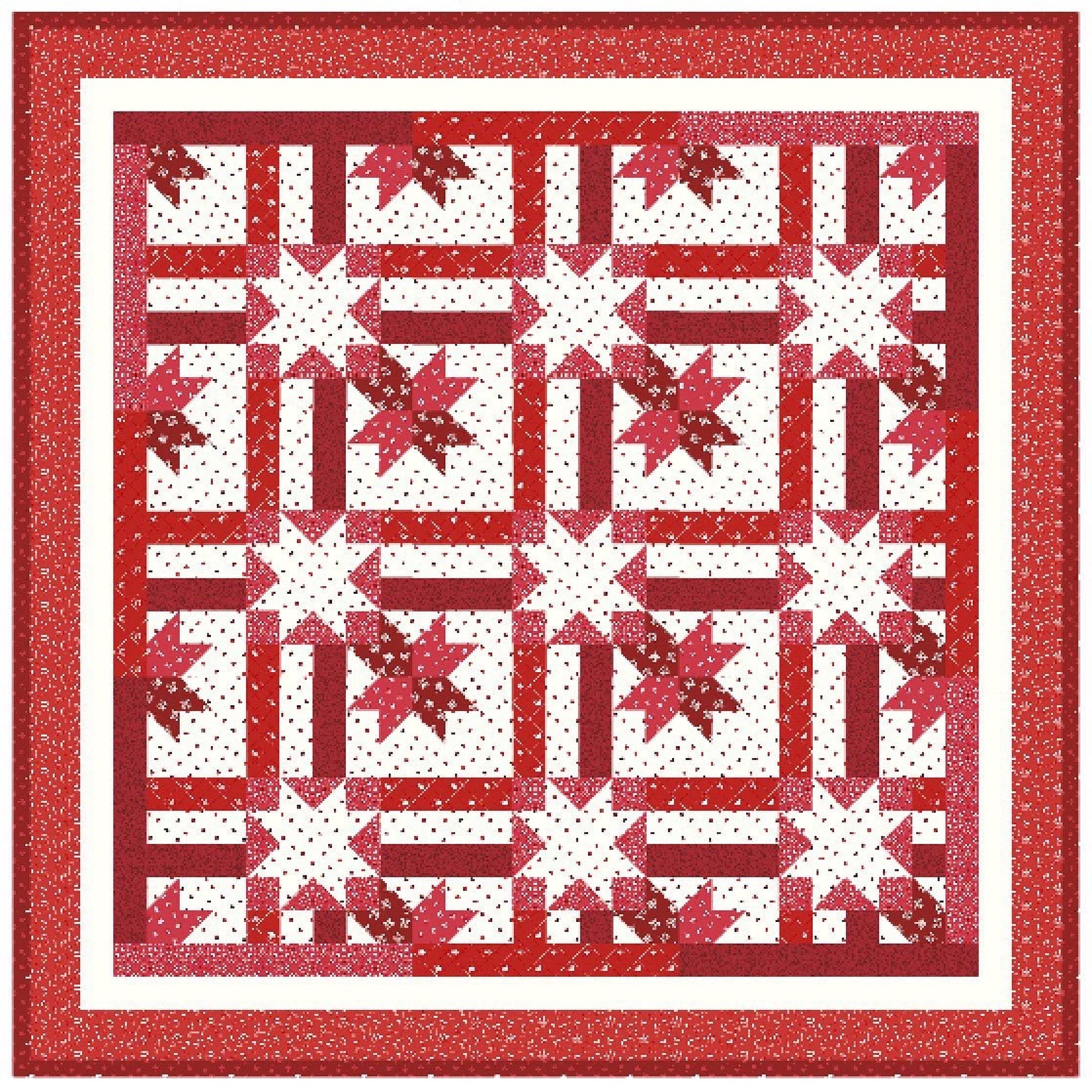 Shadow Stars Quilt PDF Pattern - Etsy