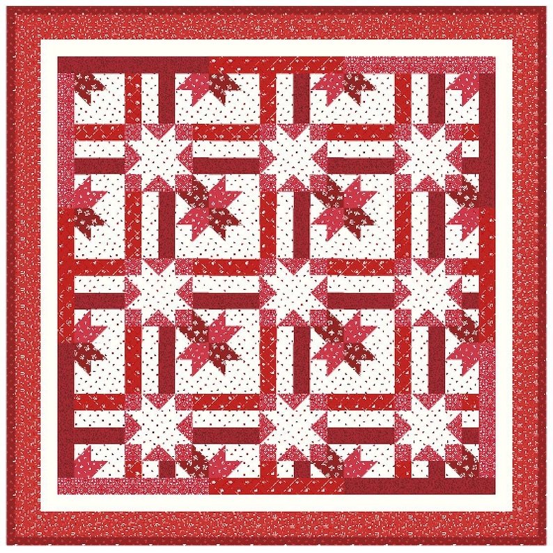 Shadow Stars Quilt PDF Pattern - Etsy