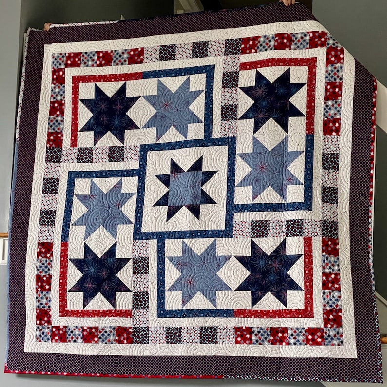 Cap's New Shield Quilt PDF Pattern - Etsy