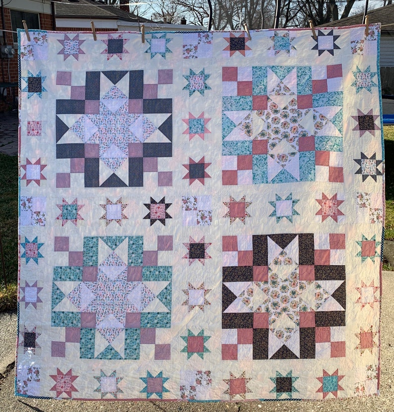 Box Full of Stars PDF Quilt Pattern by Neverlandstitches - Etsy