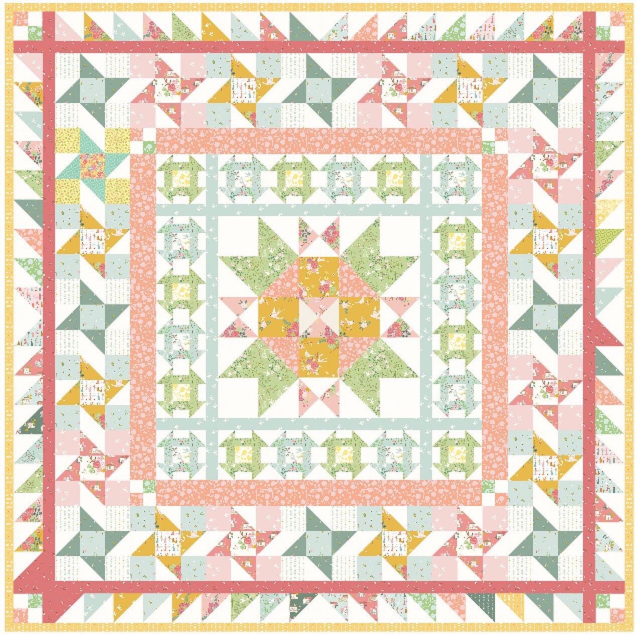 Stars Around Medallion Quilt Pattern - Etsy