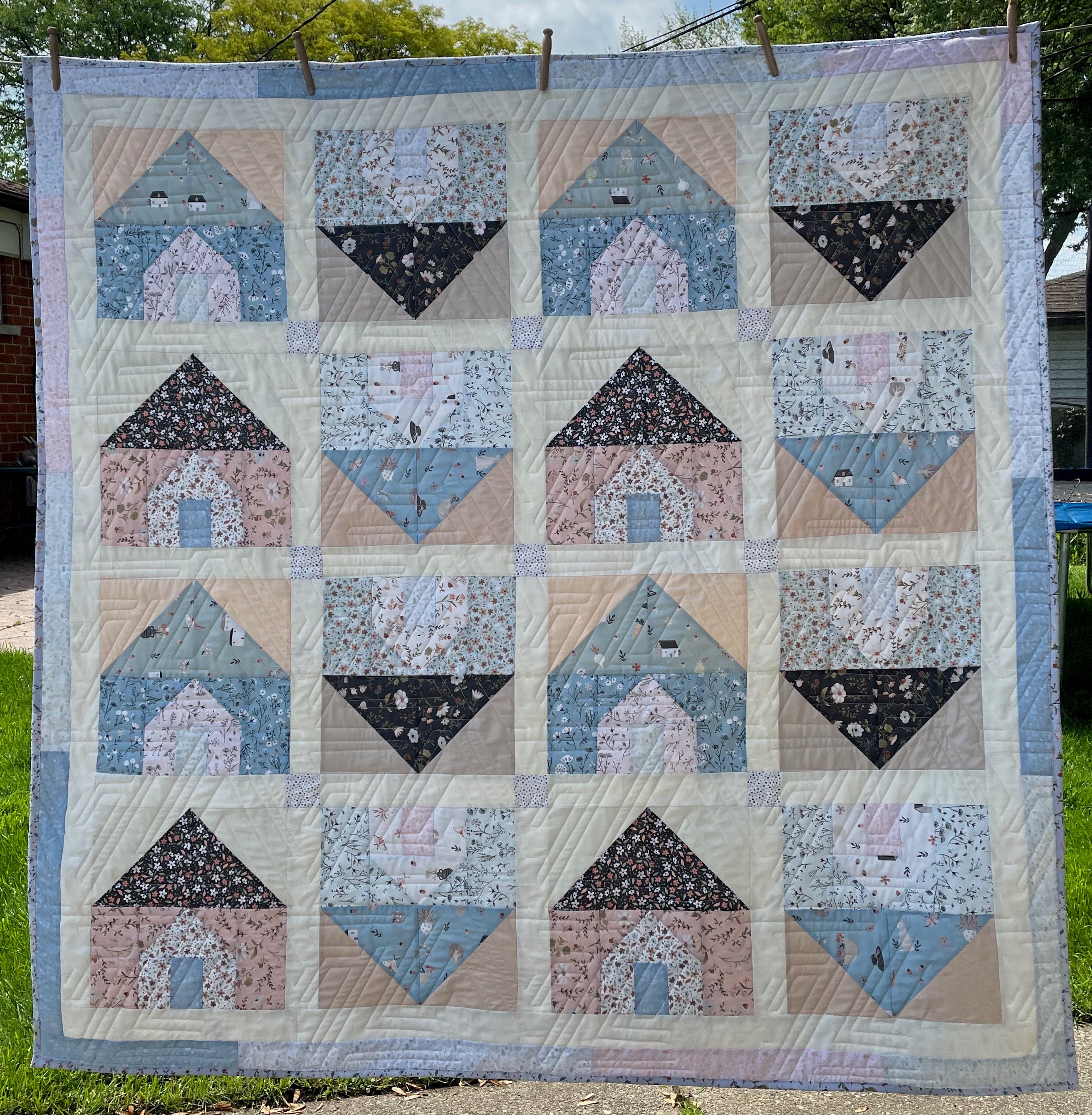 Our House Downloadable PDF Quilt Pattern - Etsy