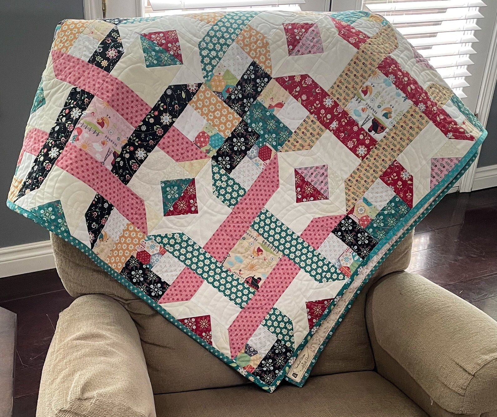 Chickenwire Downloadable Quilt Pattern - Etsy