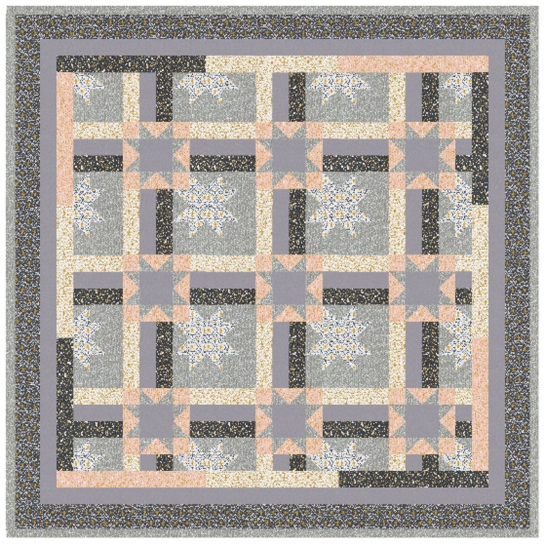 Shadow Stars Quilt PDF Pattern - Etsy