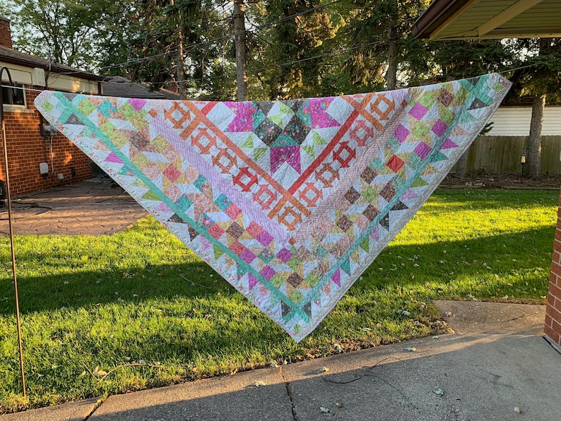Stars Around Medallion Quilt Pattern - Etsy