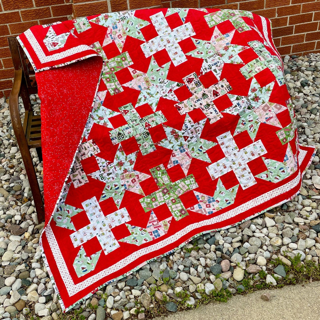 Crossed Stars PDF Download Quilt Pattern - Etsy