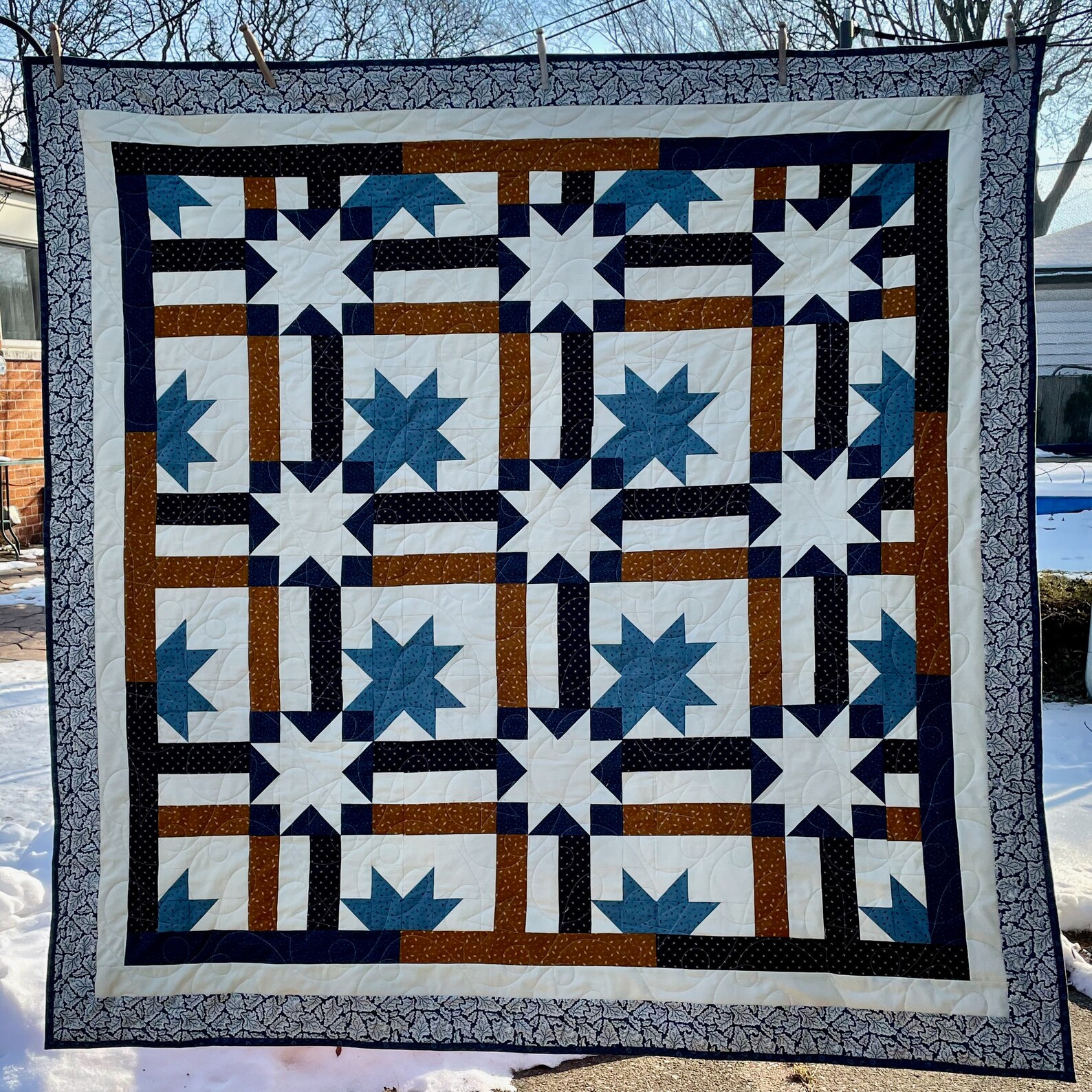 Shadow Stars Quilt PDF Pattern - Etsy
