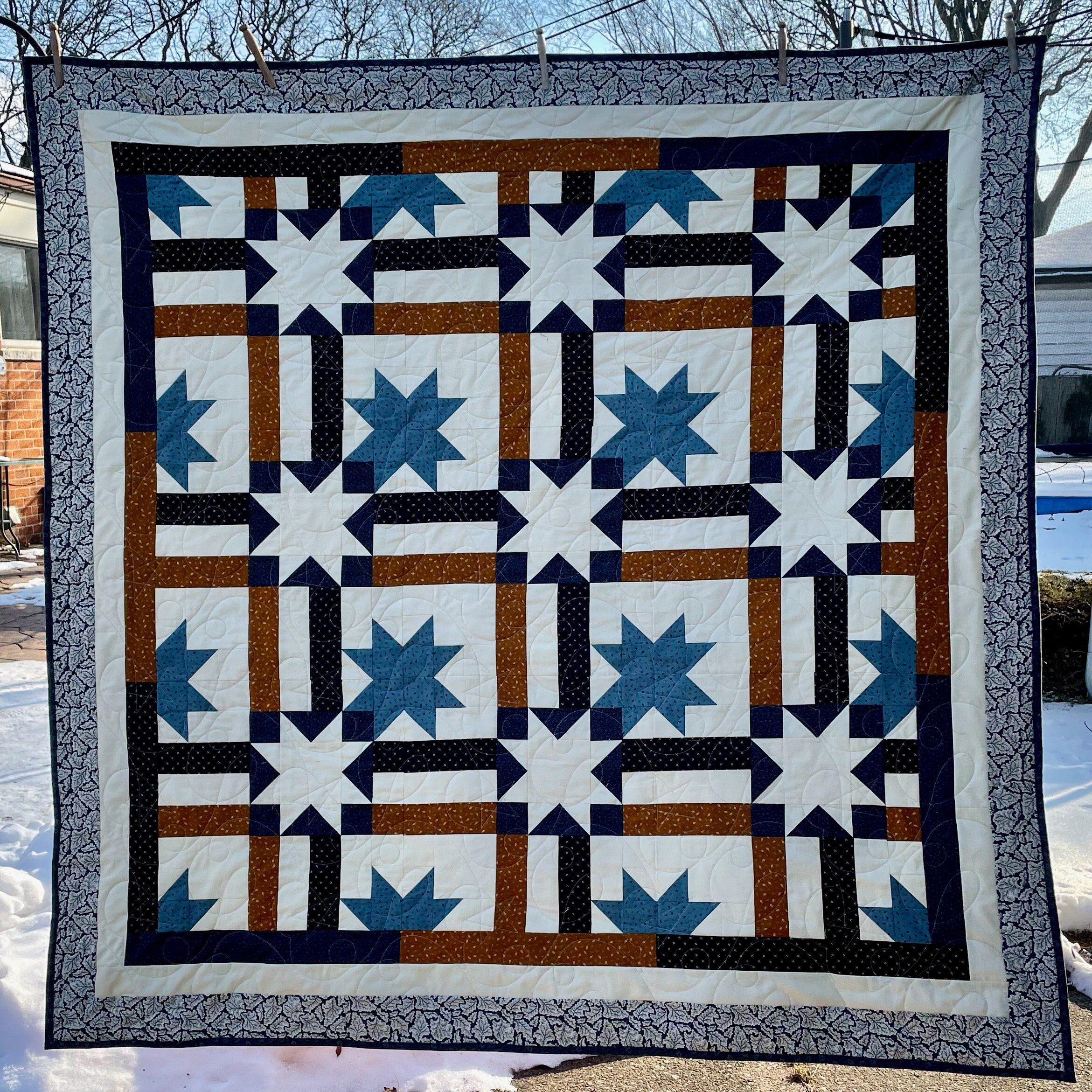 Shadow Stars Quilt PDF Pattern - Etsy