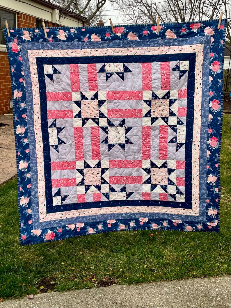 Shadow Stars Quilt PDF Pattern - Etsy