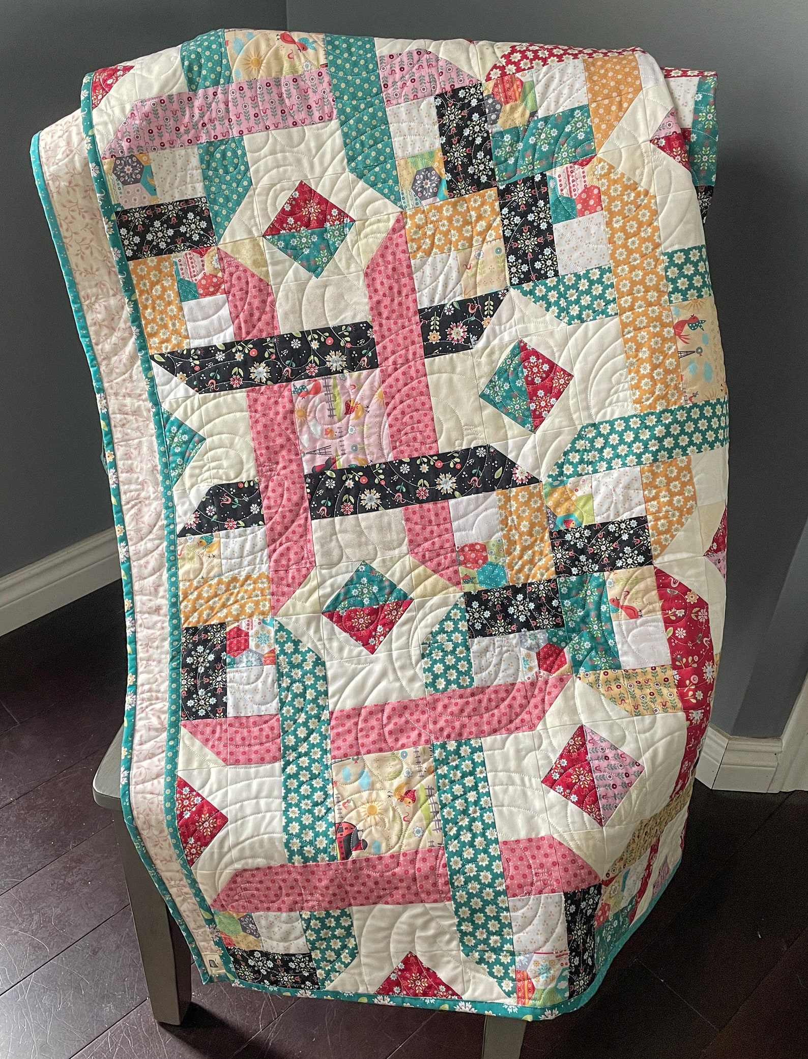 Chickenwire Downloadable Quilt Pattern - Etsy