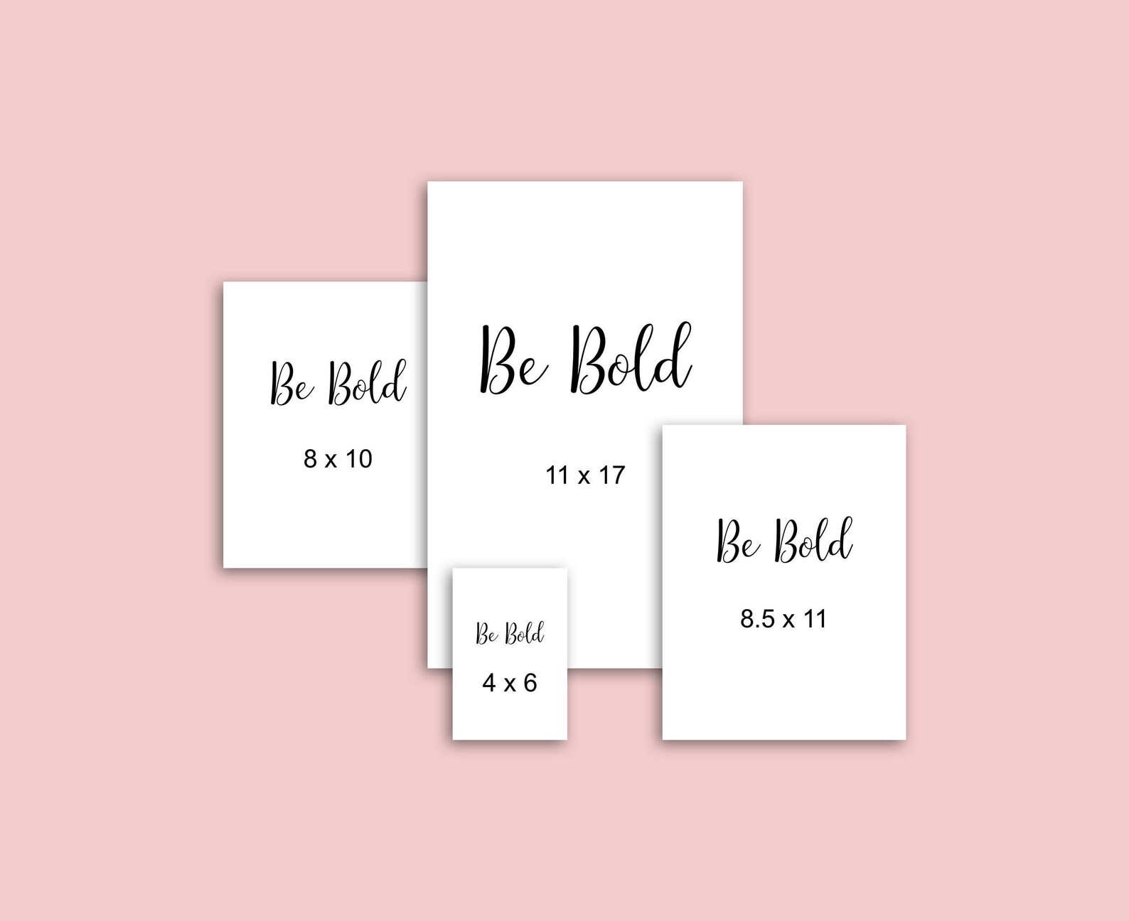Be Bold Printable Download - Etsy