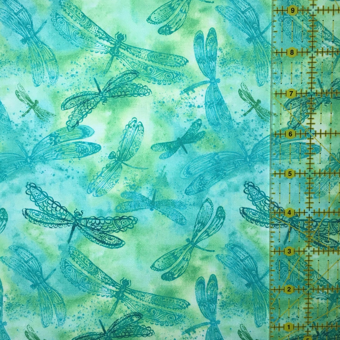 Dragonfly Cotton Fat Quarter Bundle Quilting Fabric - Etsy