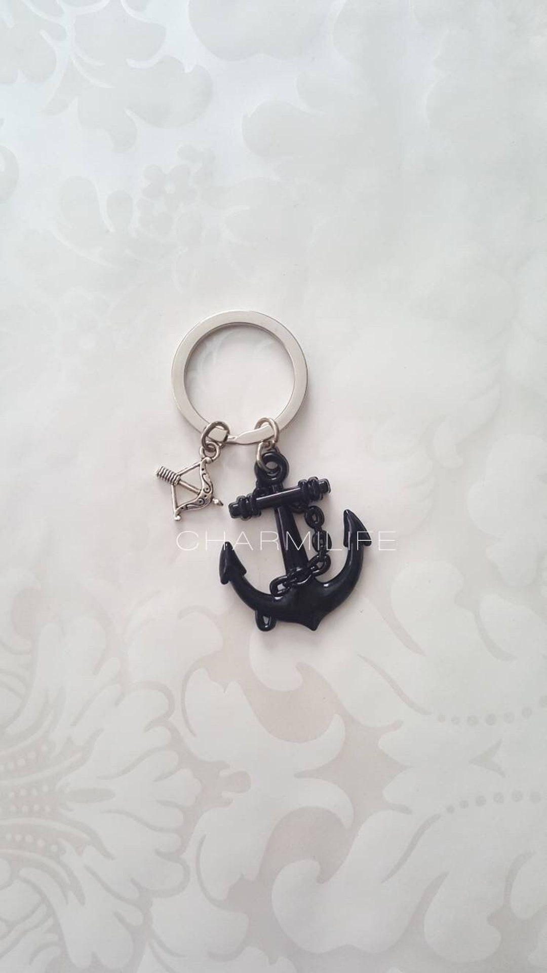 Anchor Keychain Bow and Arrow Keychain Cute Keychains Birthday Gifts ...