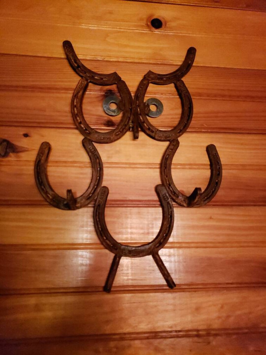 Rusty Owl Coat/tack Rack/leash Rack - Etsy