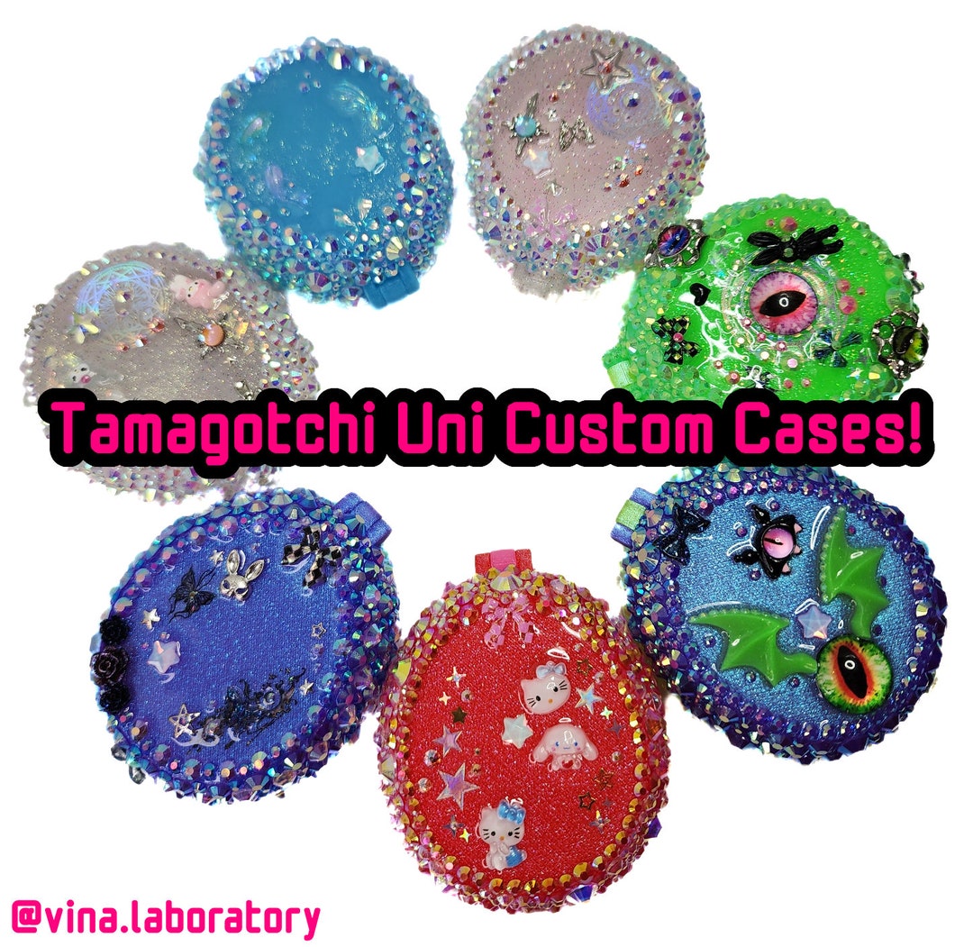 CUSTOM Tamagotchi Uni Rhinestone Decoden Case - Etsy