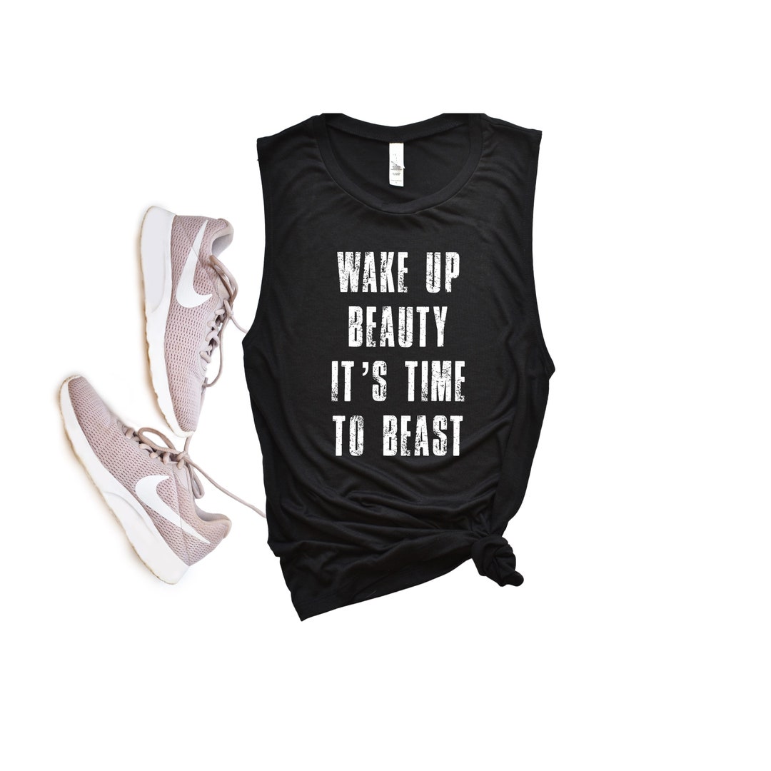 Wake up Beauty Tank | Workout Tanks for Women | Gym Tanks for Women ...