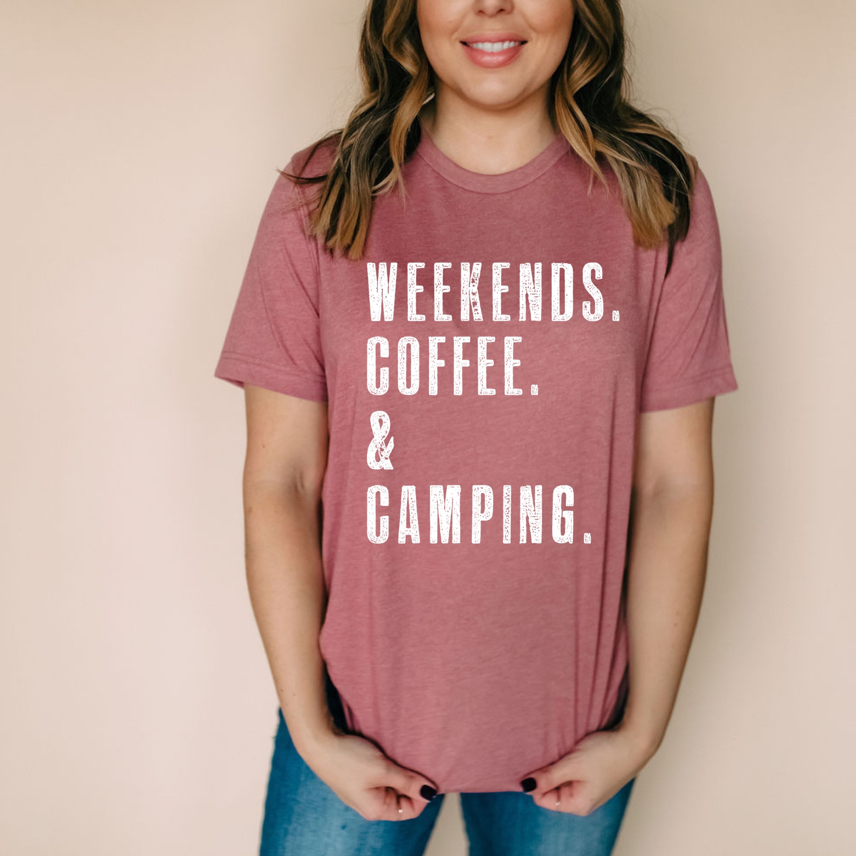 WEEKENDS. COFFEE. & CAMPING. Camping Shirt Sweatshirt for | Etsy