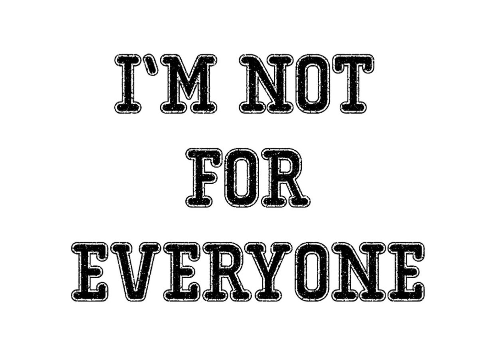 I'm Not for Everyone Sweatshirt Gift for Her Best | Etsy