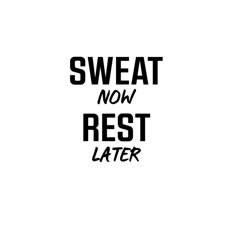 Sweat Now Rest Later Tank Workout Tanks for Women Workout | Etsy