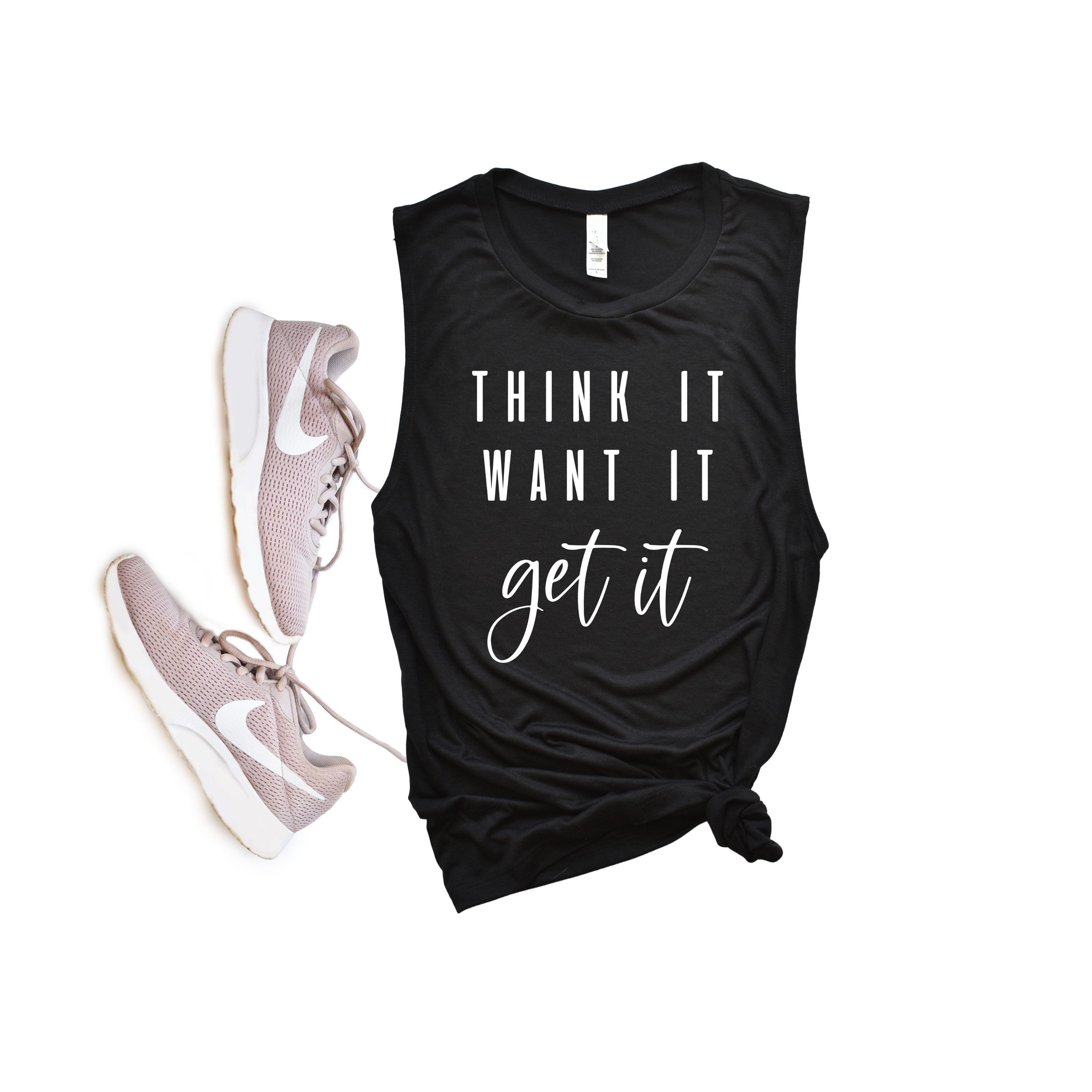 Think It Want It Get It Svg | Workout Svg | Fitness Svg | Svg Files ...