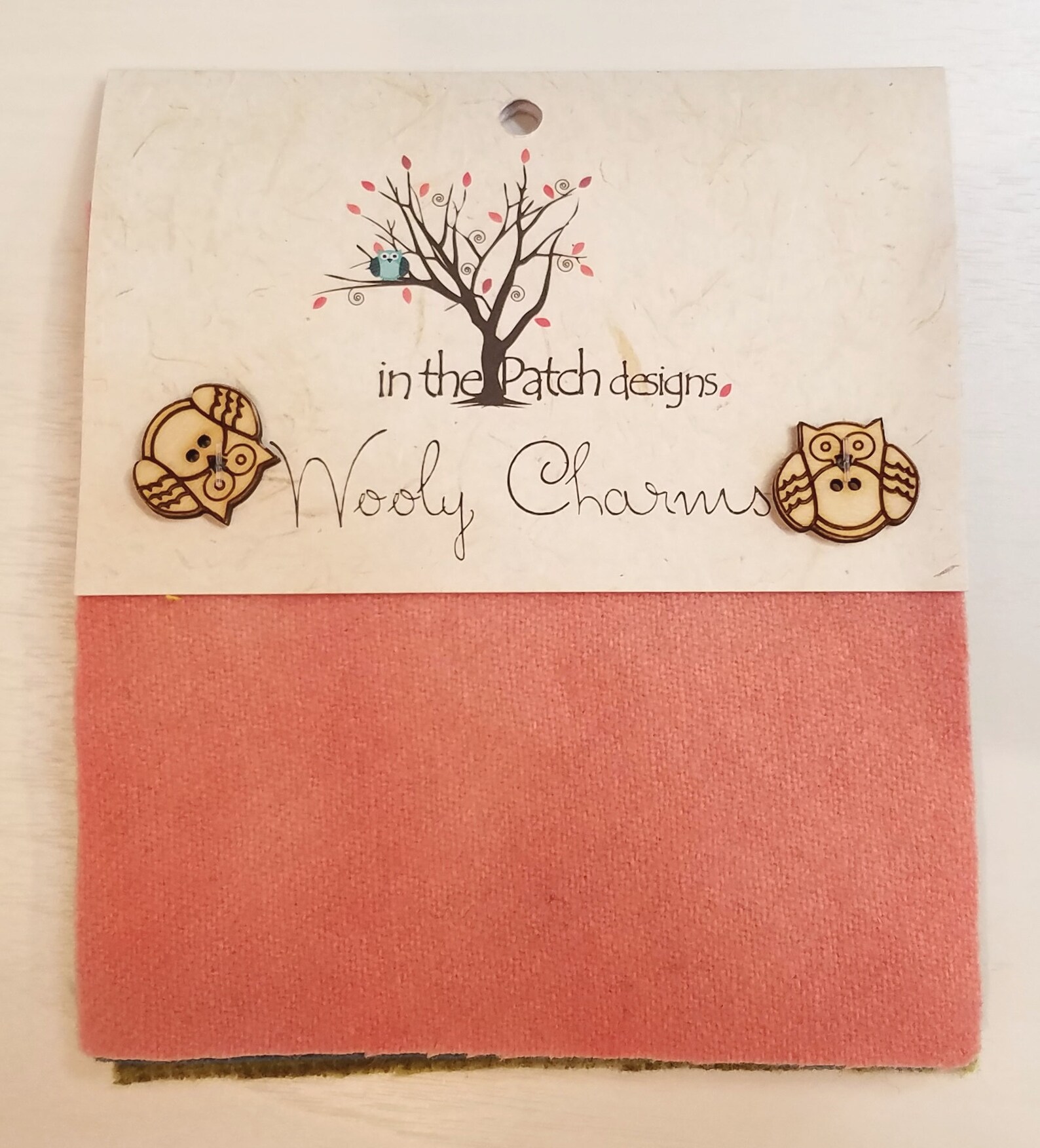 Wool Fabric, Wooly Charms Charm Pack by in the Patch, Color Spring ...