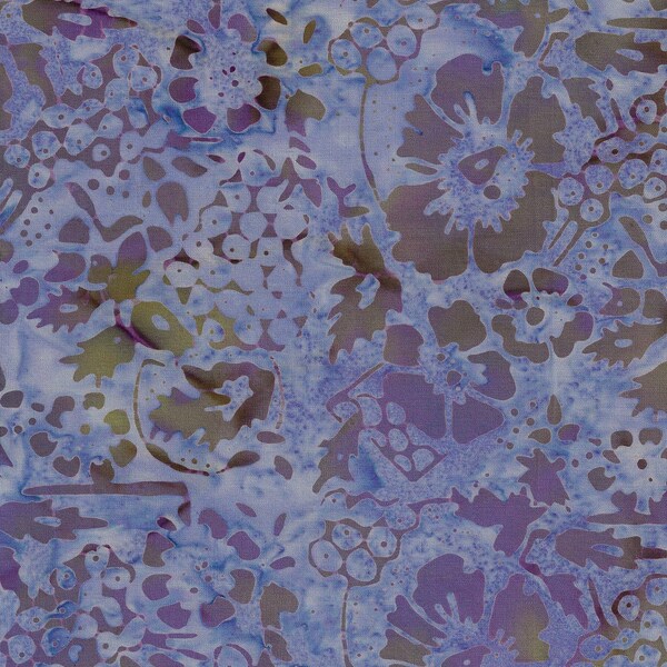 Purple Batik Fabric - Etsy