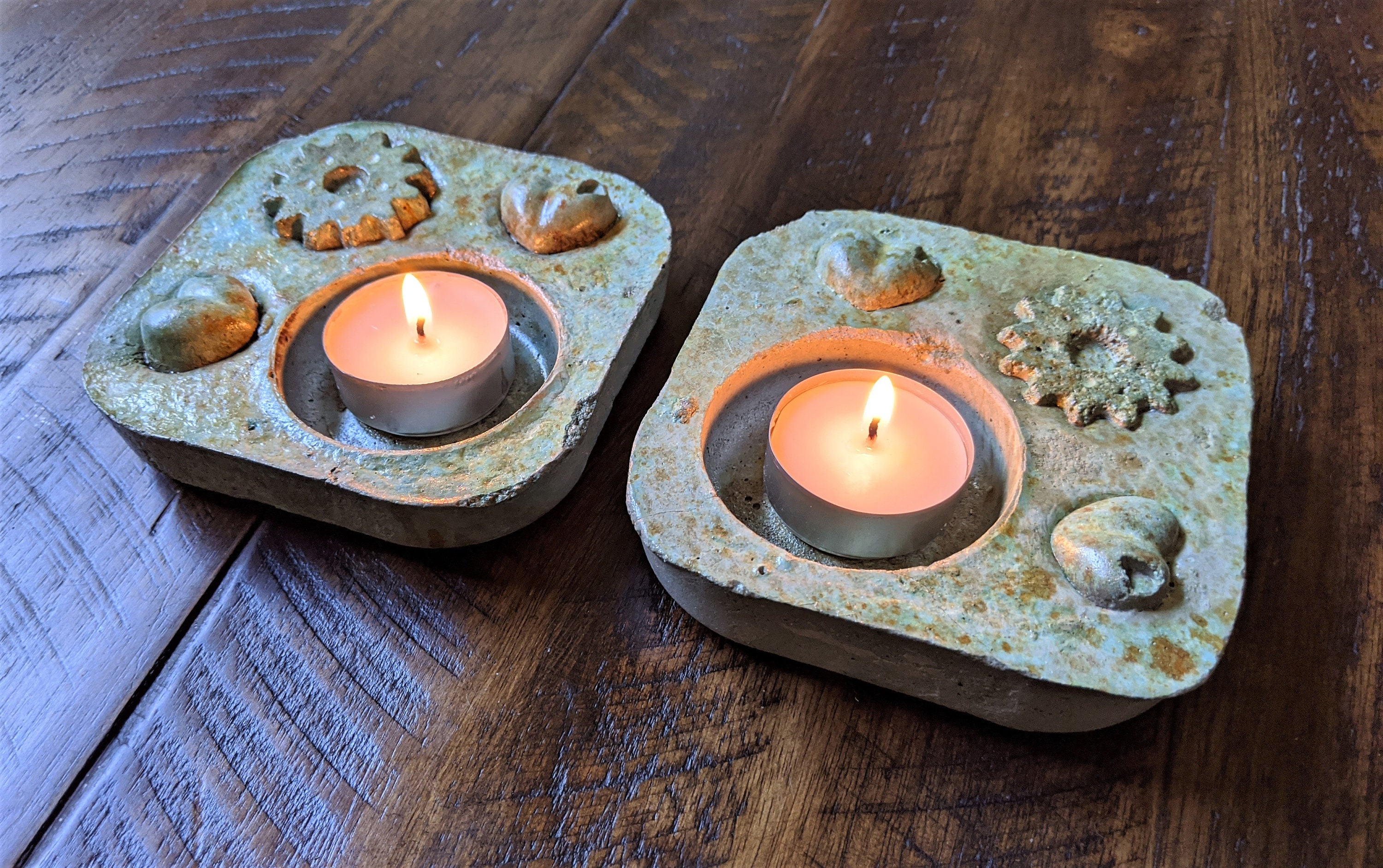 Steampunk Candle Holder