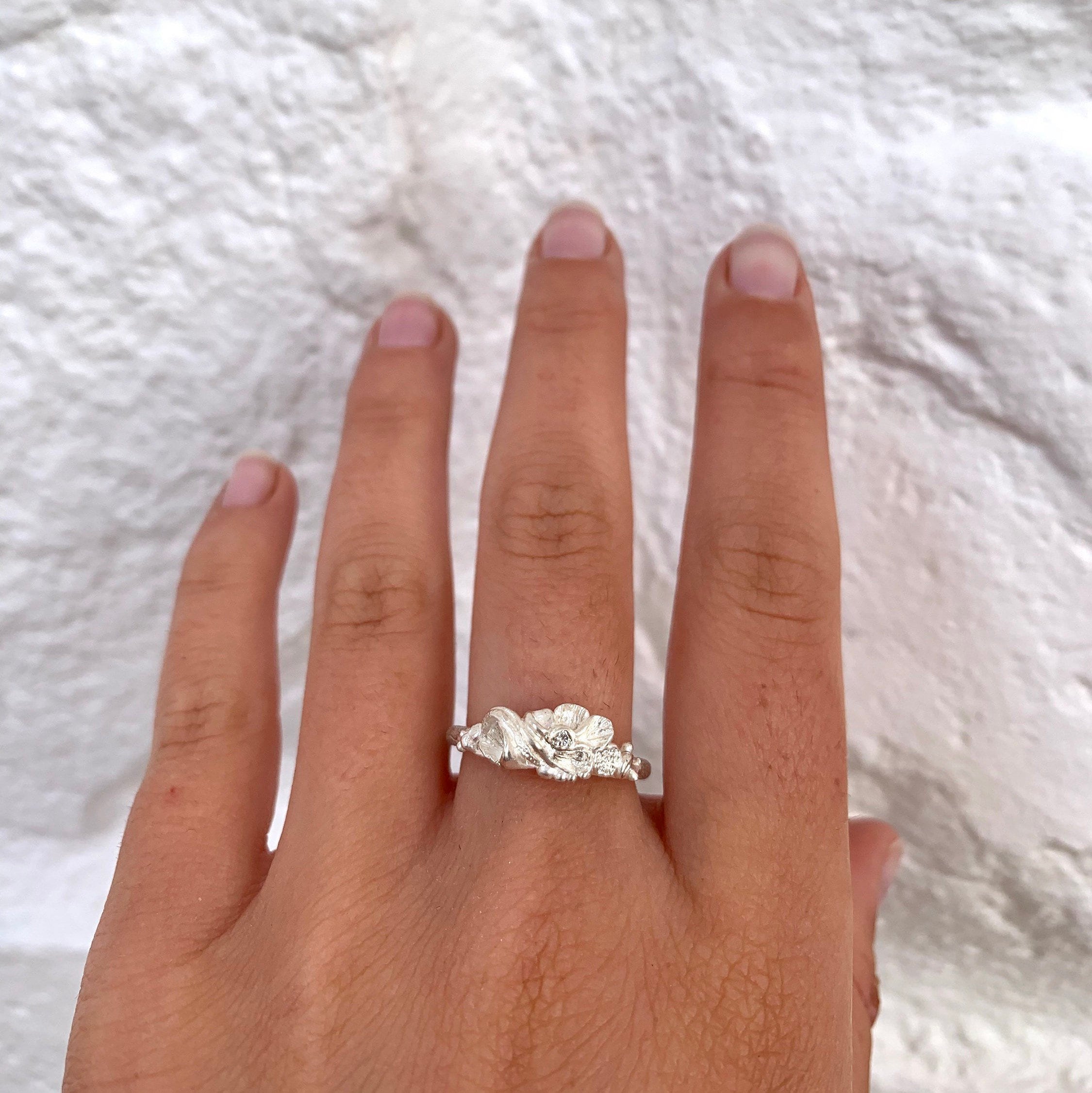 Floral Twist Ring | Etsy