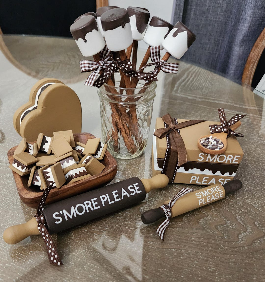Smores Decor for Your Tier Tray or Table Decor. Sold by Individul Piece ...