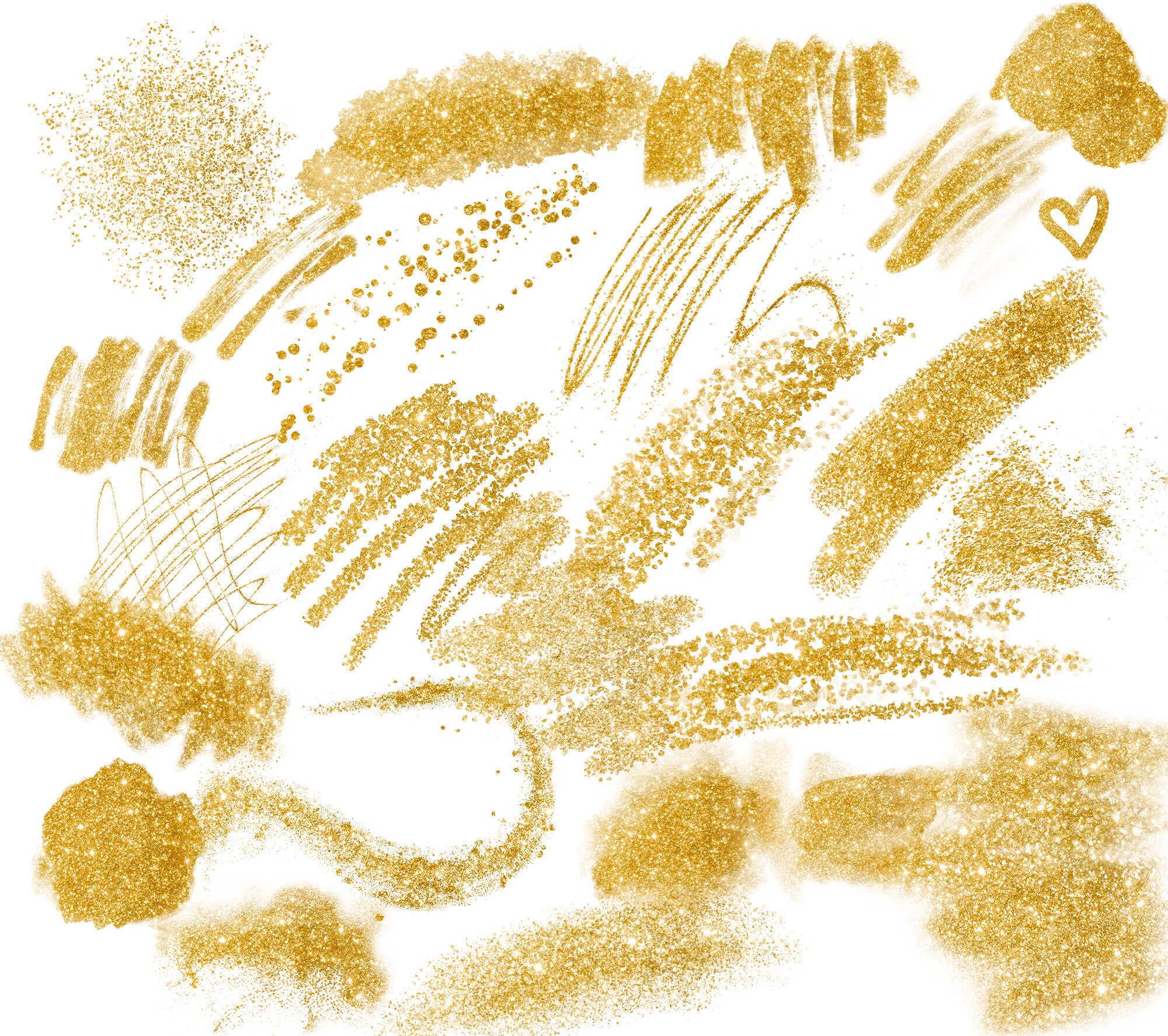 Gold Rush Glitter Clipart - Etsy