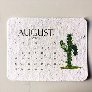 Plantable Calendar 2026, Wild Flower Seeds, Calendar on White Wild ...