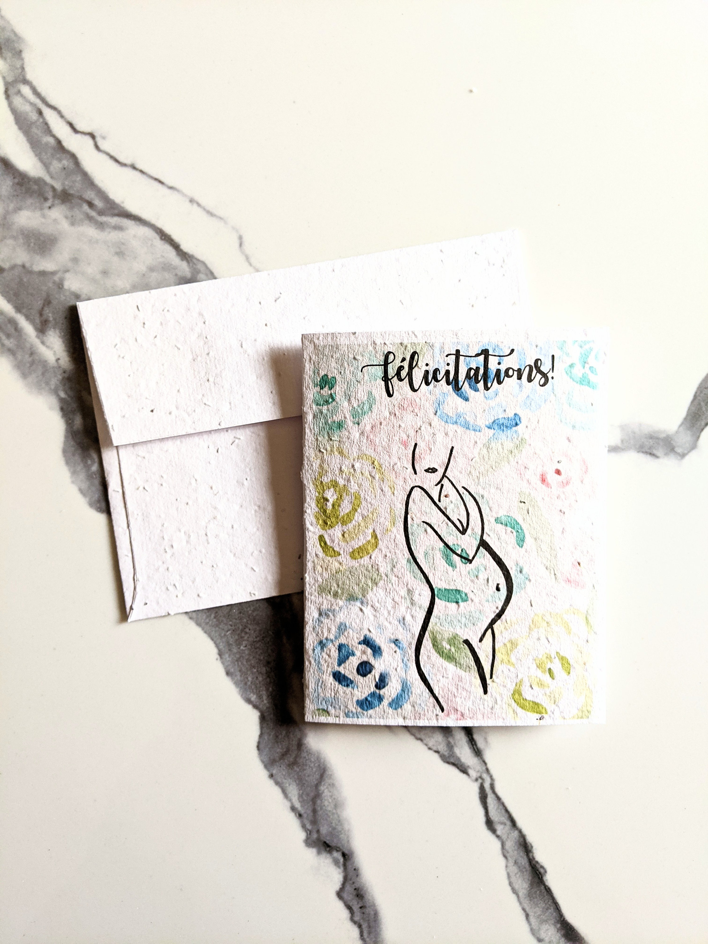 Tarjeta plantable sobre semillas de flores silvestres tarjeta - Etsy España