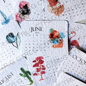 Plantable Calendar 2026, Wild Flower Seeds, Calendar on White Wild ...