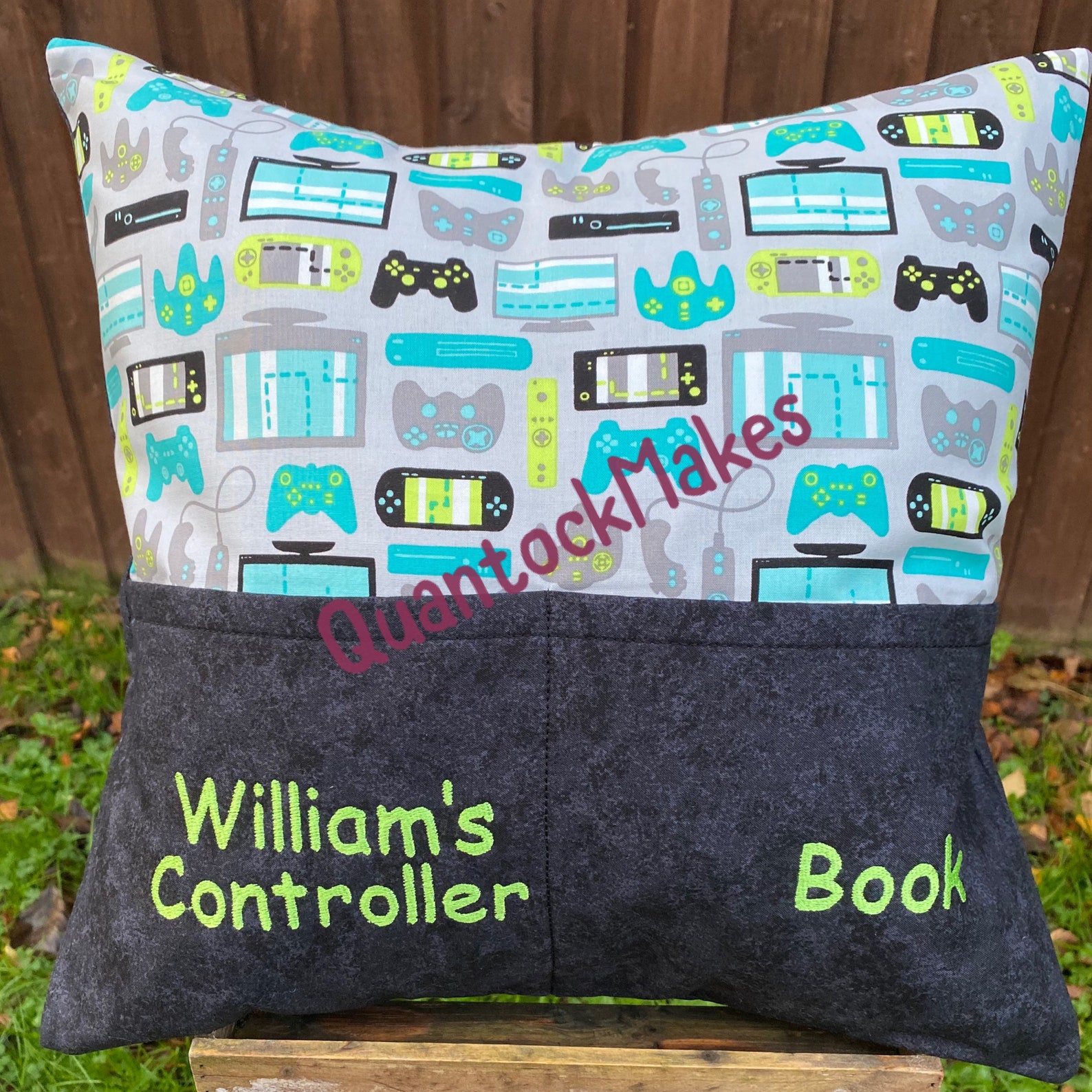 Gaming Cushion With Two Pockets - Etsy UK