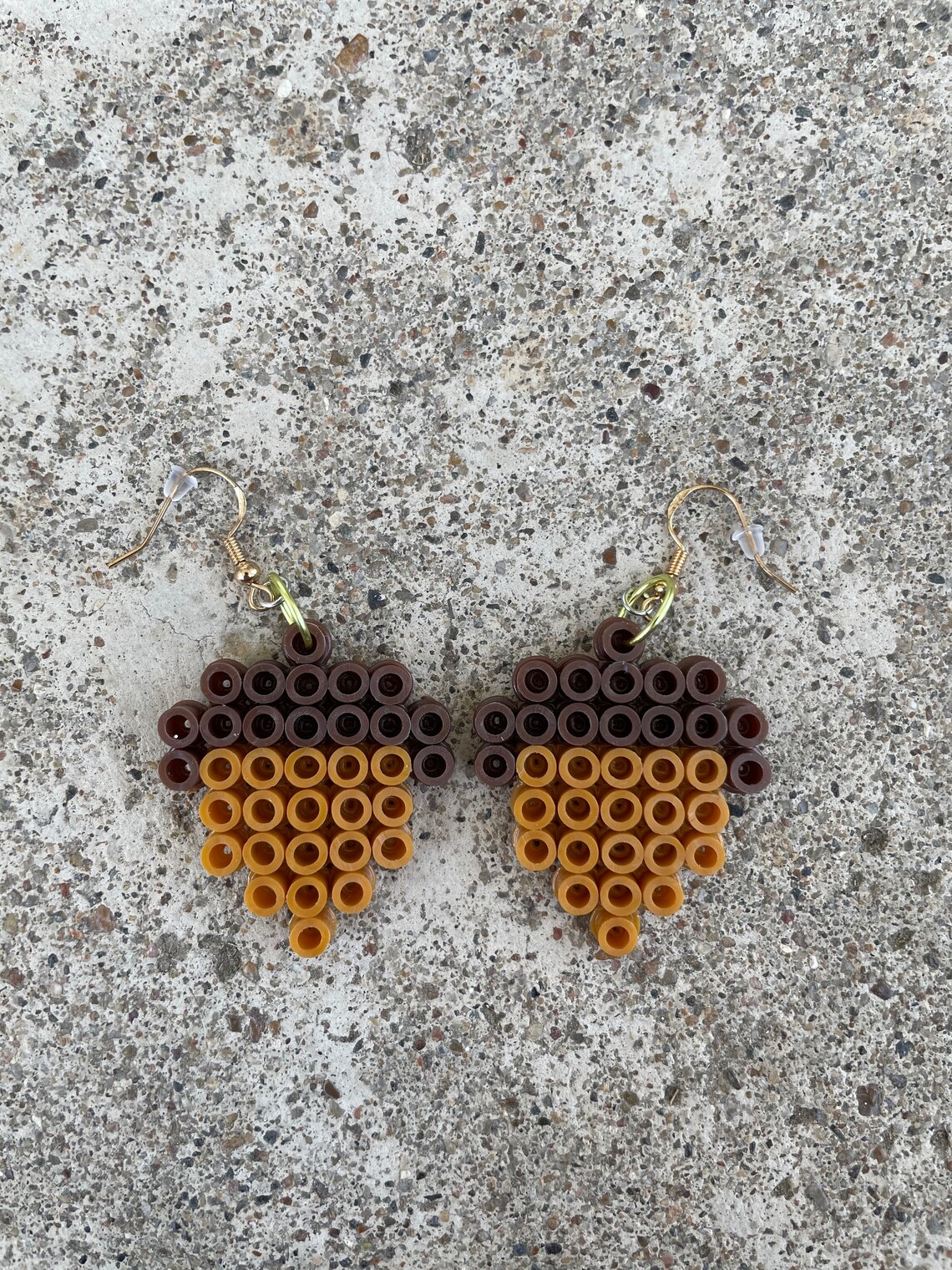 Acorn Perler Bead Earrings - Etsy