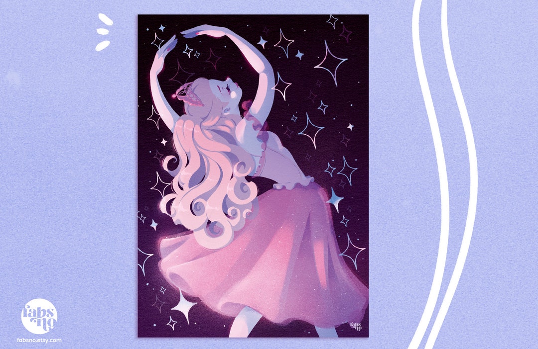 PREORDER Nutcracker Clara • A5 Art Print on 300gr Sparkly Sirio Pearl ...
