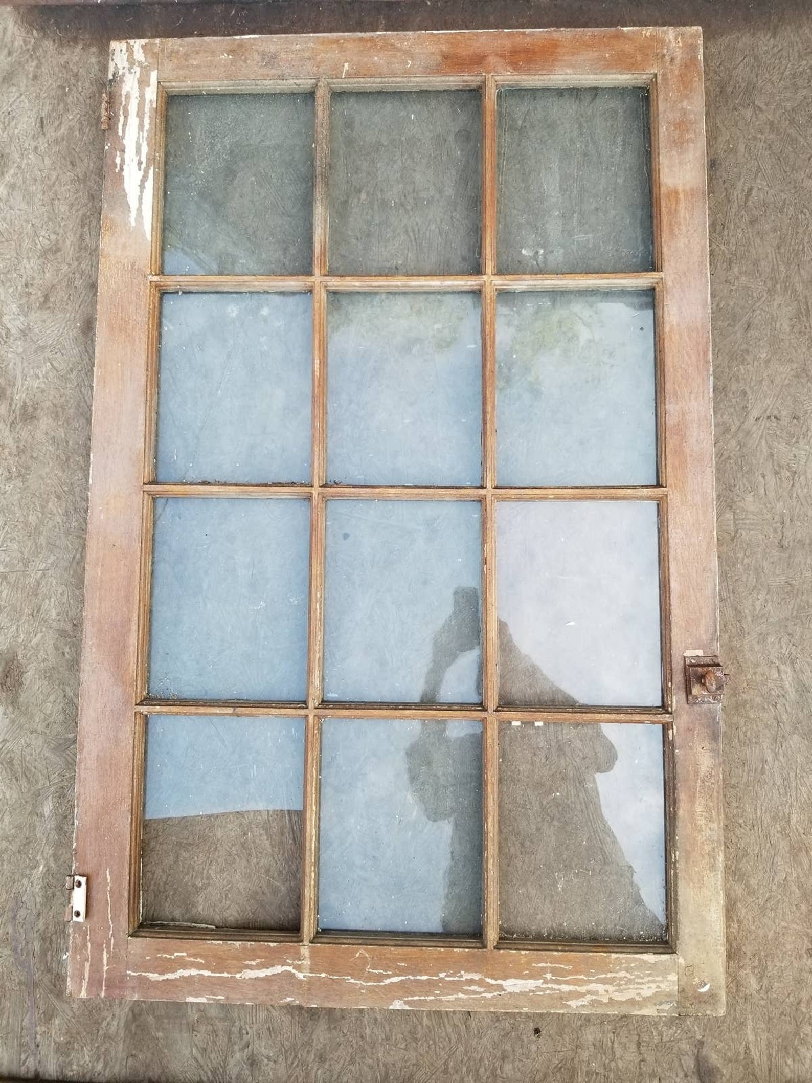VINTAGE 12 Pane Wooden Window RUSTIC Farmhouse - Etsy