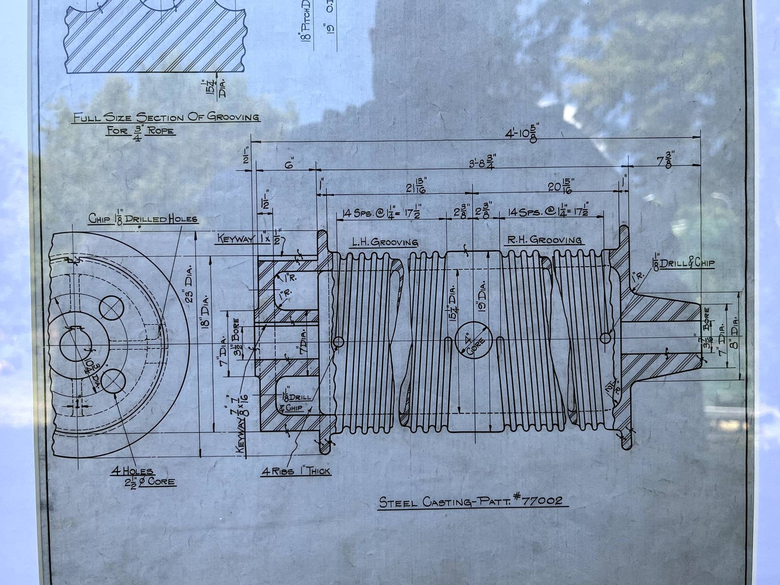VINTAGE Framed Steel Mill Drum Drawing Industrial Steampunk - Etsy