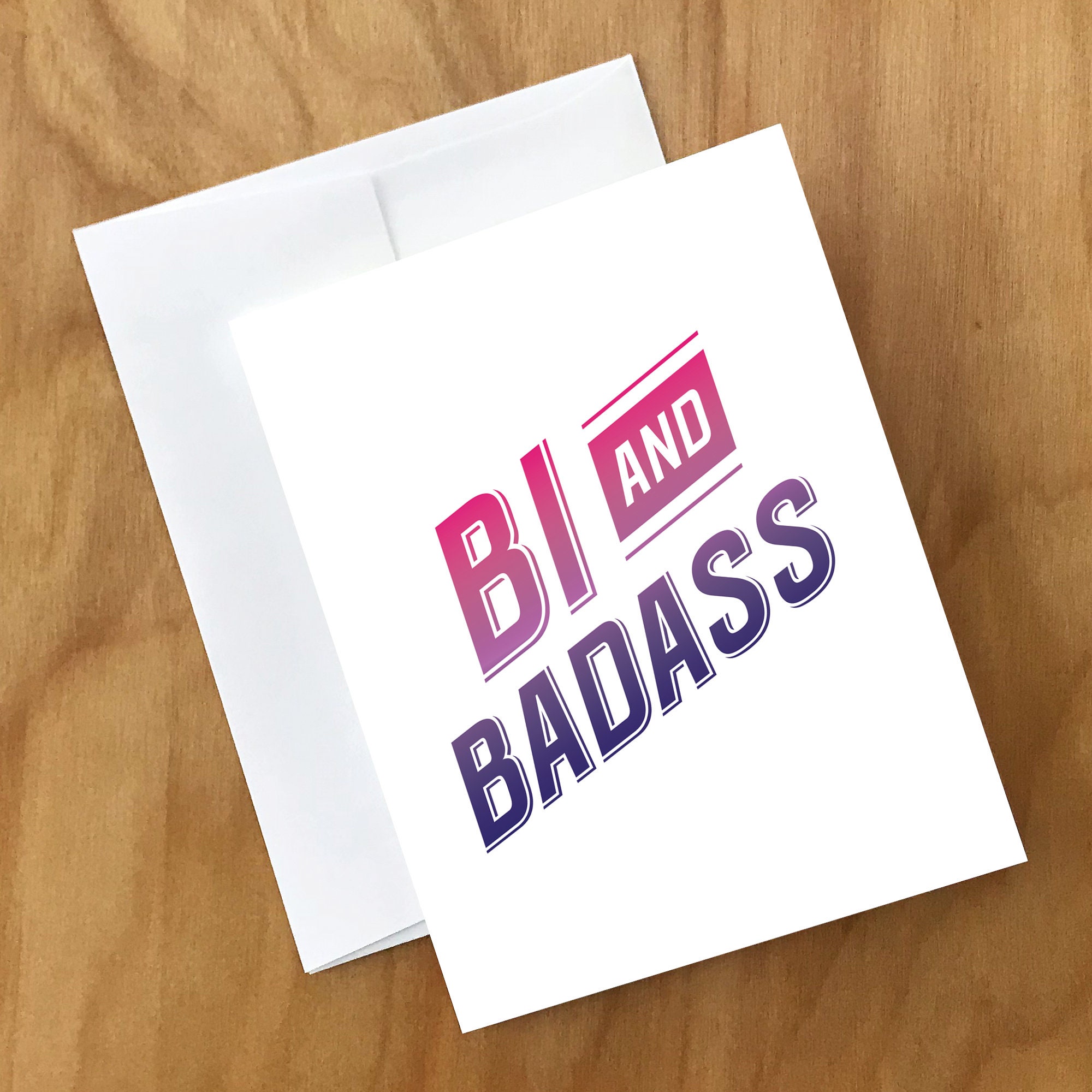 Bisexual Encouragement & Support Greeting Card BISX4CRD | Etsy