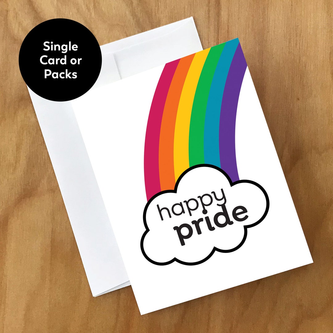 Happy Pride Greeting Card PRD18CRD - Etsy
