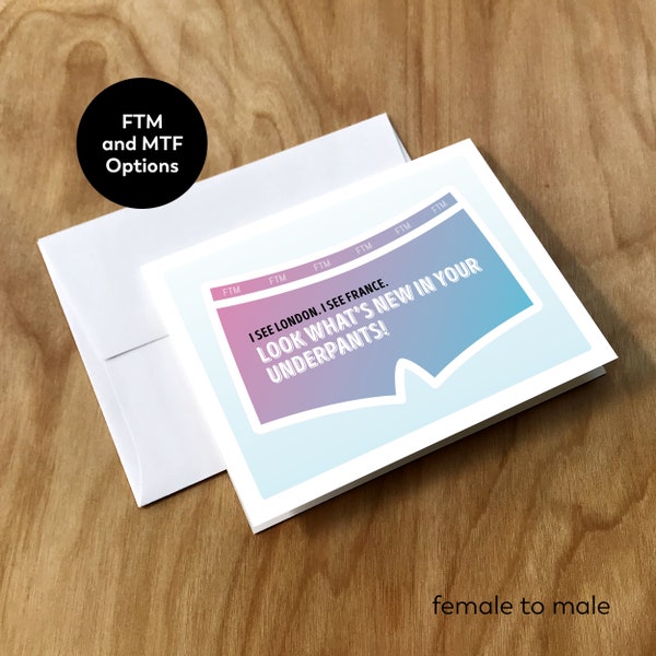 Transgender Cards - Etsy