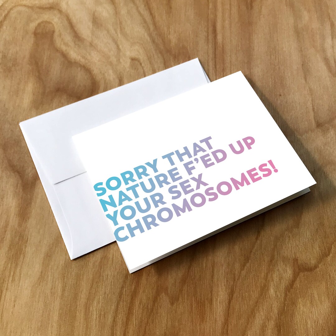 Transgender Support Greeting Card (TRNS6CRD) - Etsy