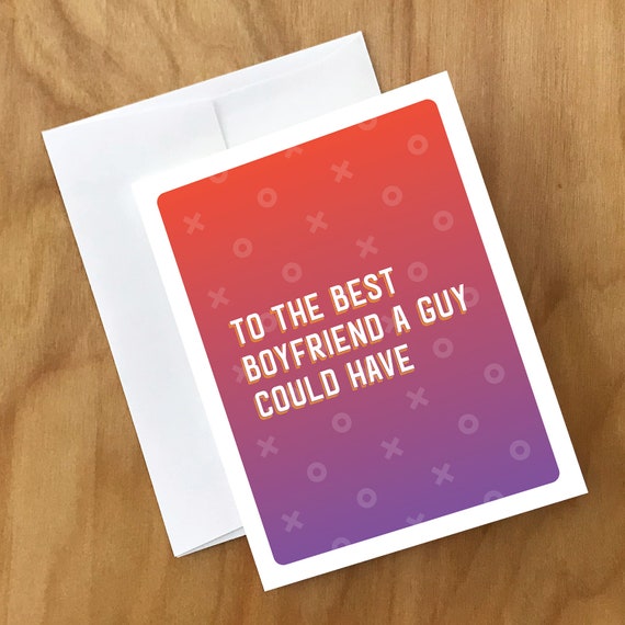 Gay Love Card Boyfriend to Boyfriend | Etsy