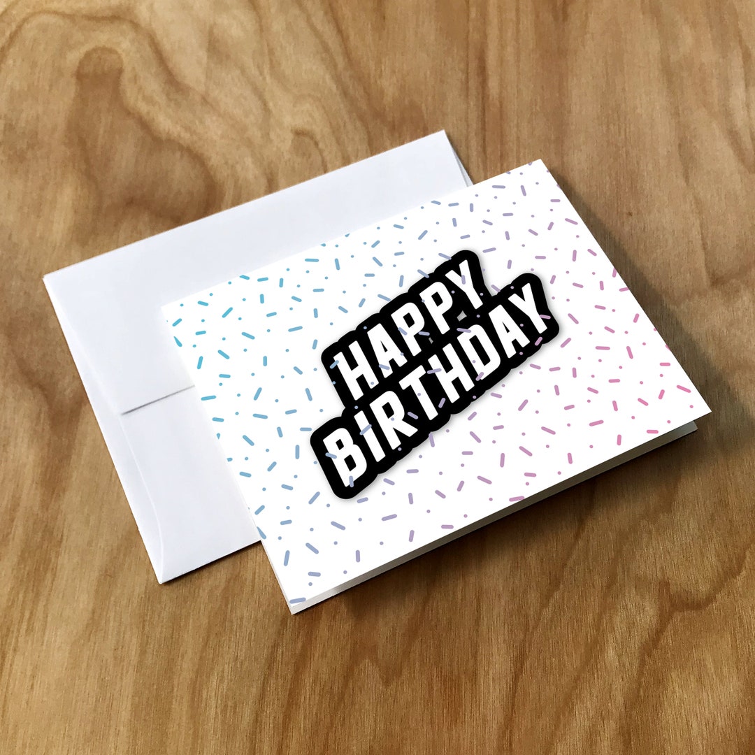 Transgender Happy Birthday Card (BDAY9CRD) - Etsy