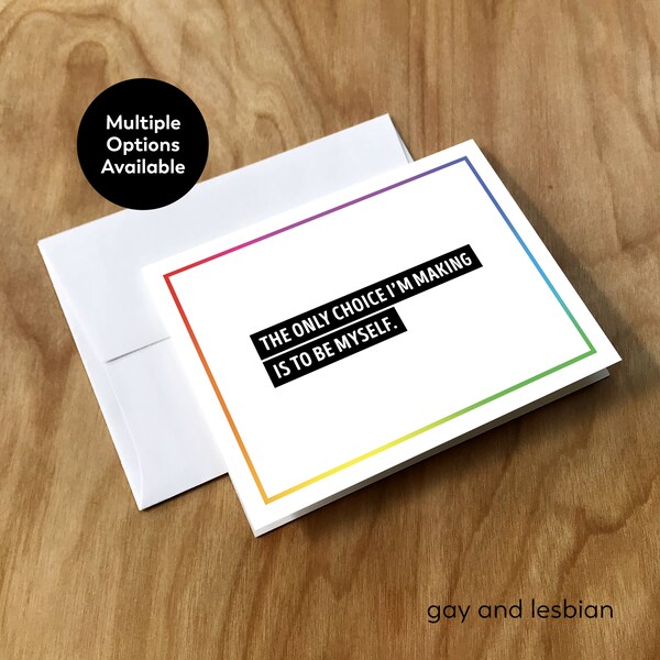 Trans Coming Out Card - Etsy