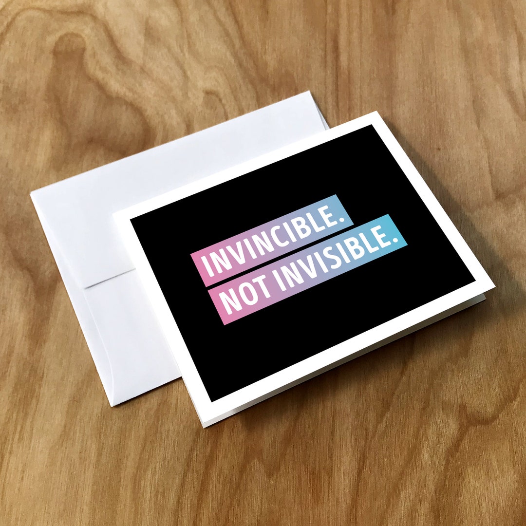 Transgender Visibility Card TRNS27CRD - Etsy