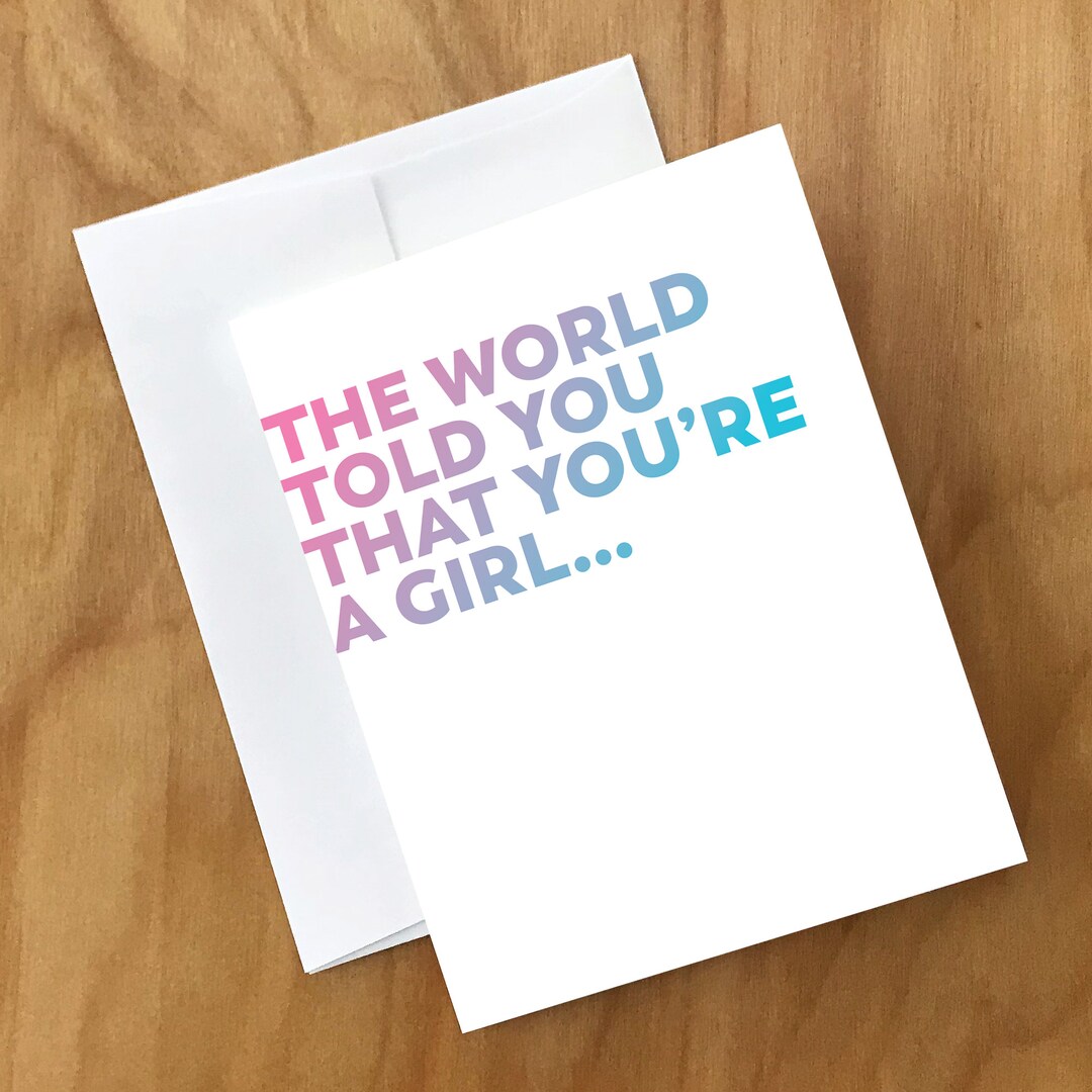 FTM Transgender Support Card (FTM7CRD) - Etsy