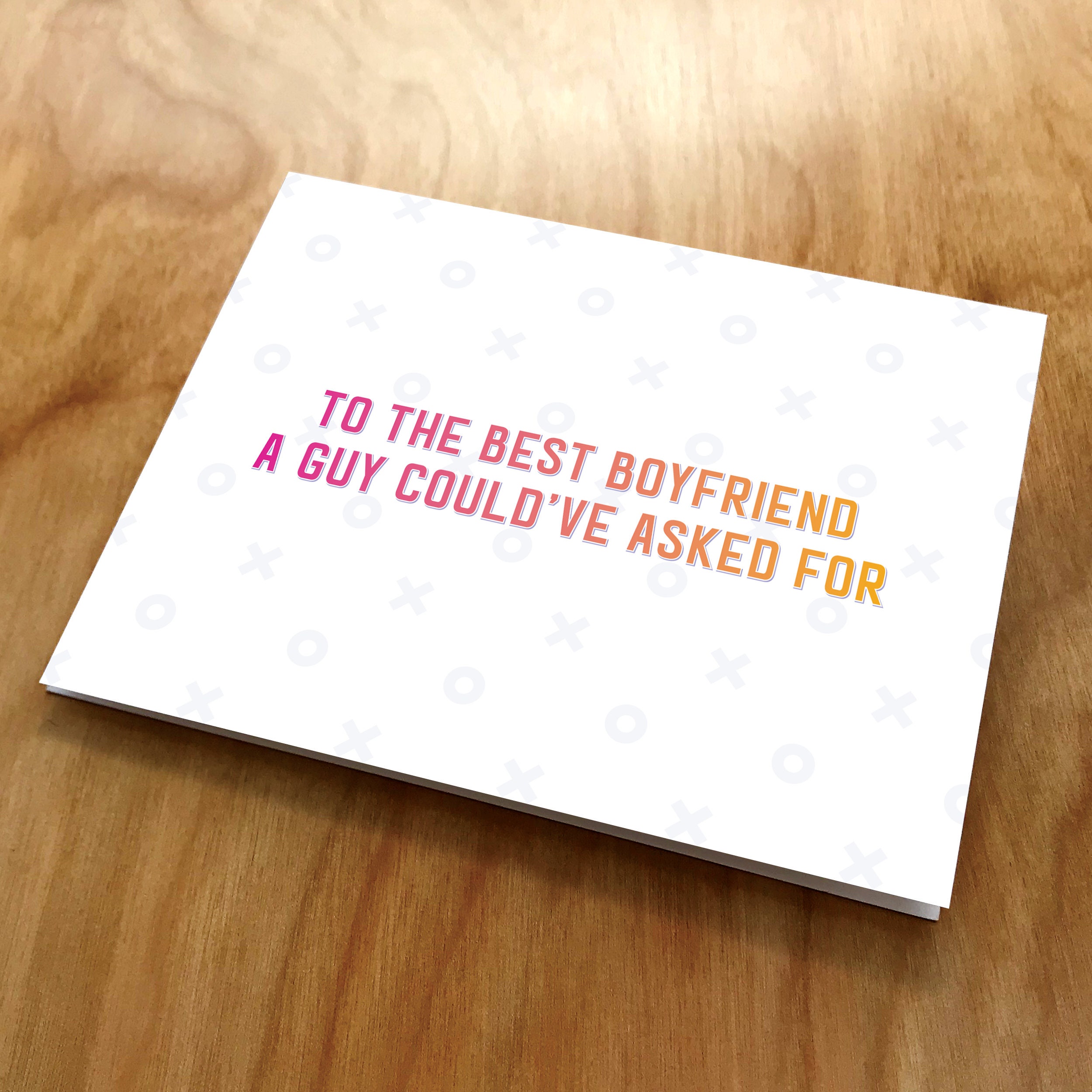 Gay Love Card Boyfriend to Boyfriend LOVBOY1CRD | Etsy