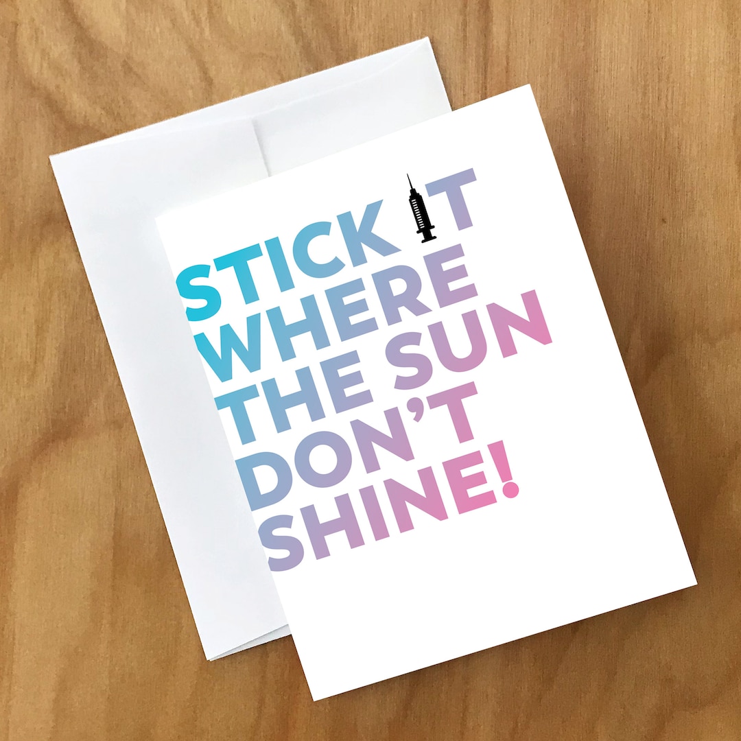 First Testosterone Shot Card FTM9CRD - Etsy