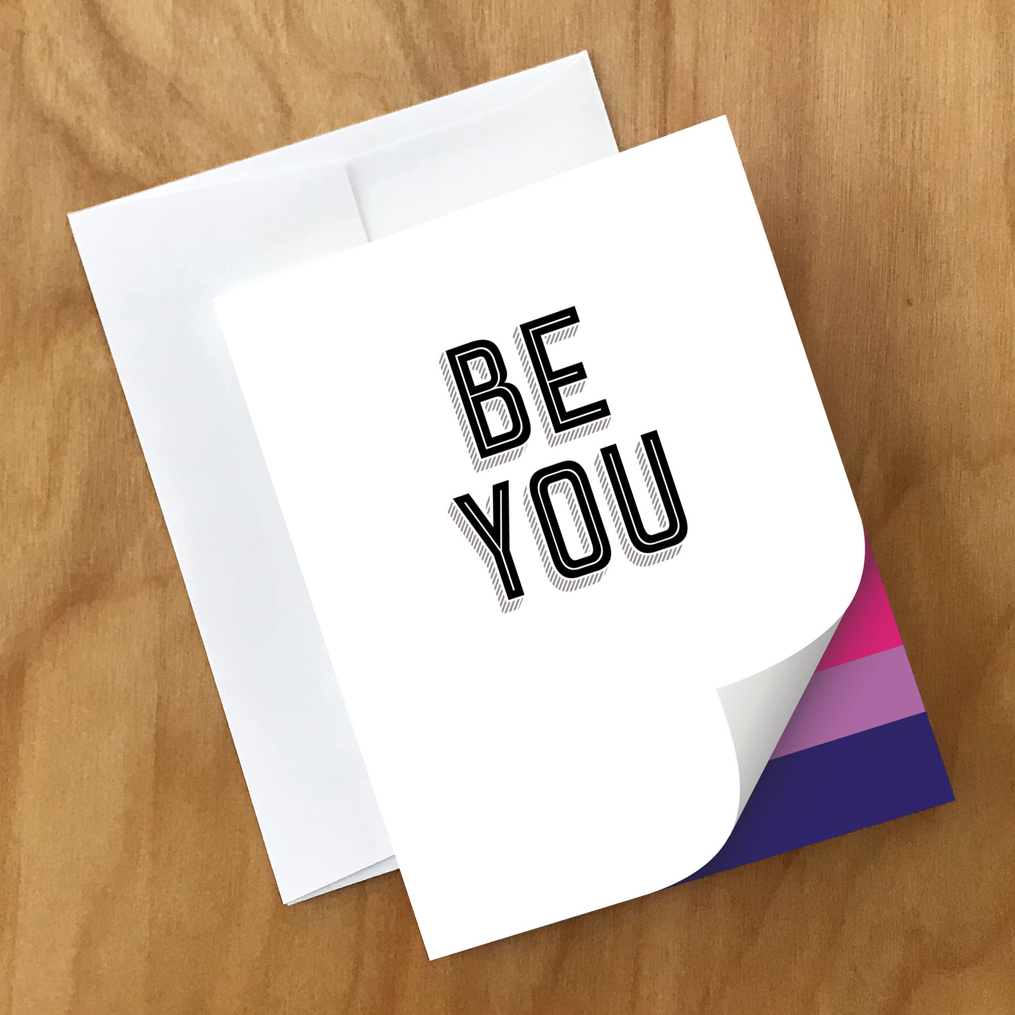 Bisexual Coming Out and Encouragement Card BISX2CRD | Etsy